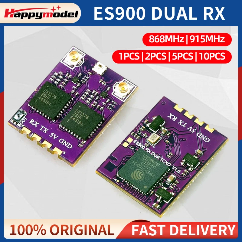 1-2-5-10PCS-Happymodel-ES900-Dual-RX-ELRS-Diversity-Receiver-915MHz ...