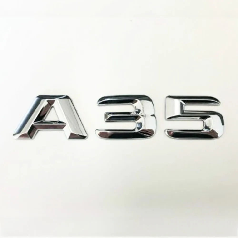 A35-Lettering-For-Mercedes-Benz-A35-Emblem-Sticker-Chrome-Silver-AMG ...