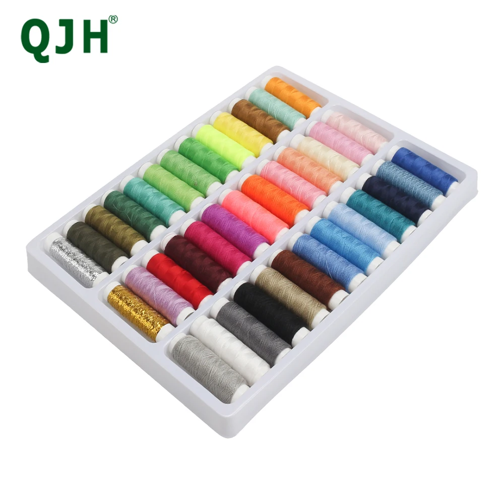 Set of 39 Colorful Variety Assortment Spools, Durable Sewing Threads ...