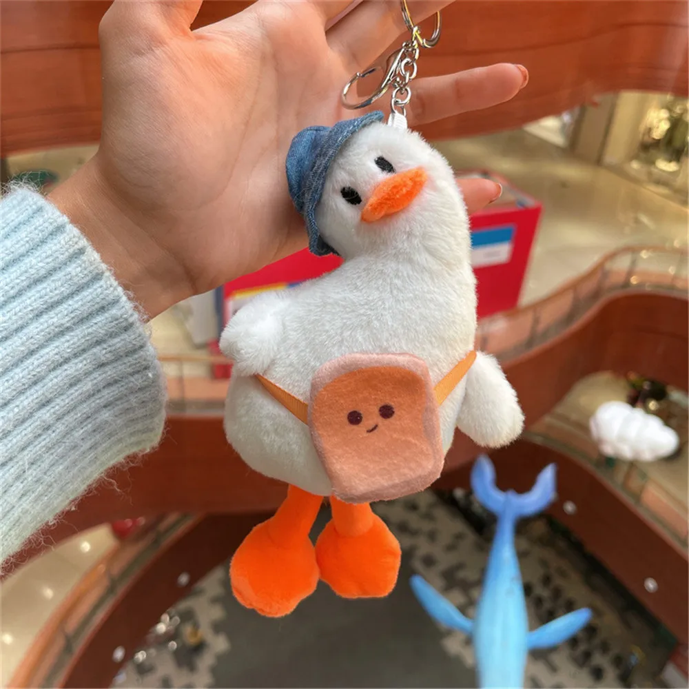 Creative-Funny-Keychain-Crooked-Head-Duck-Plush-Toy-Key-Chain-Cute-Duck ...