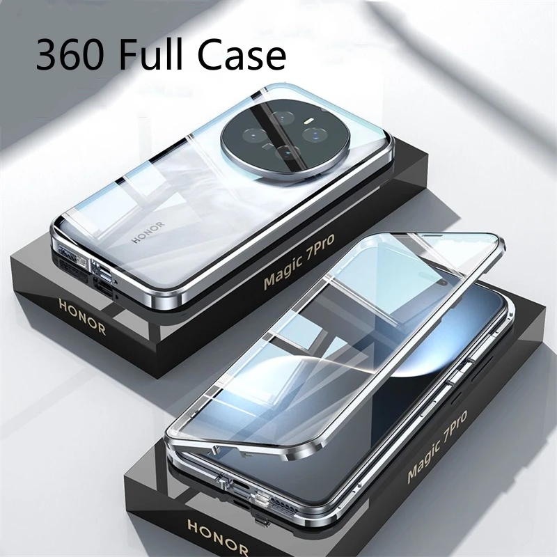 360 Full Case For Honor Magic 7 Pro Case Double Sided Magnetic ...