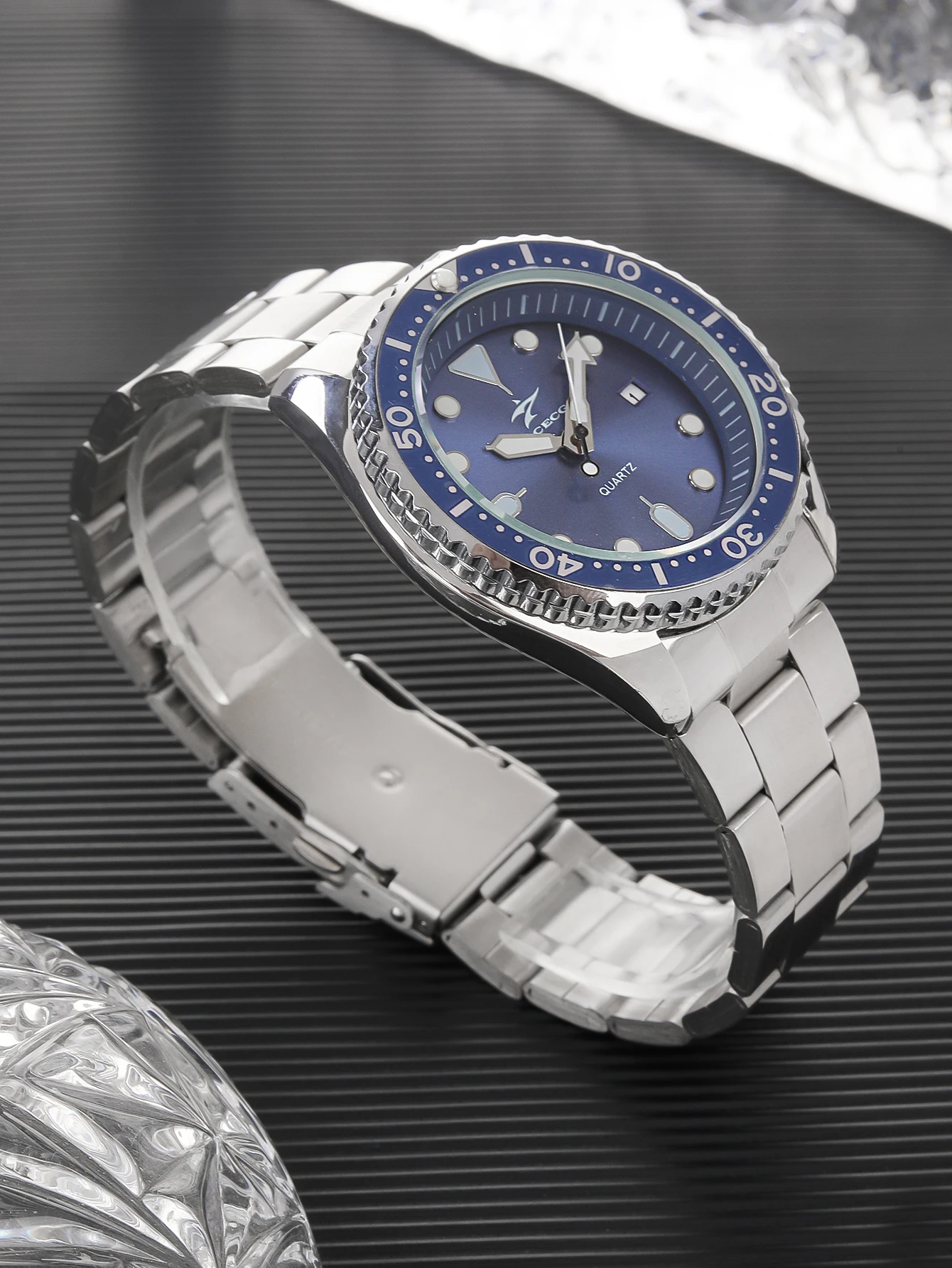 Ricecgo 1 reloj de cuarzo clásico para hombre, estilo empresarial ...
