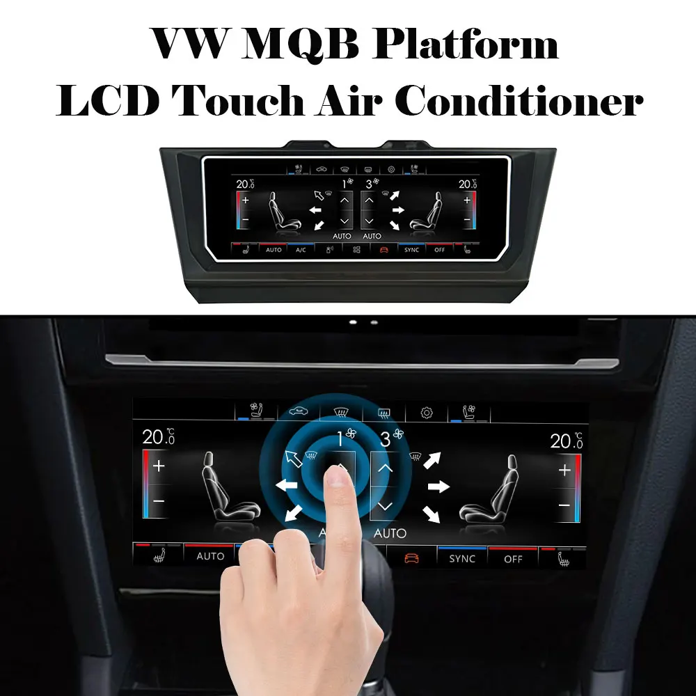 LCD Touch Screen Air Conditioning Panel Automatic/Manual Air Climate ...