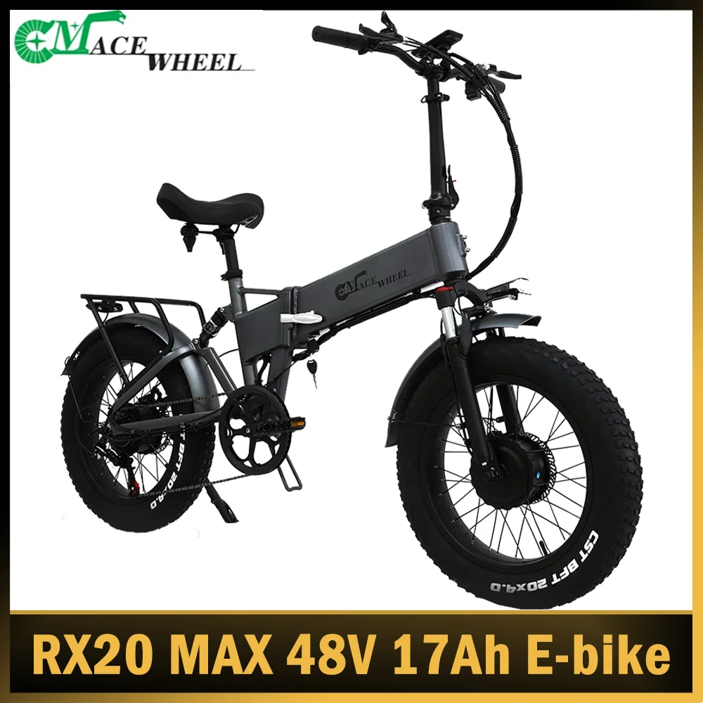 CMACEWHEEL RX20-MAX E-bike bici elettrica bicicletta 1500W 48V 17Ah CST ...