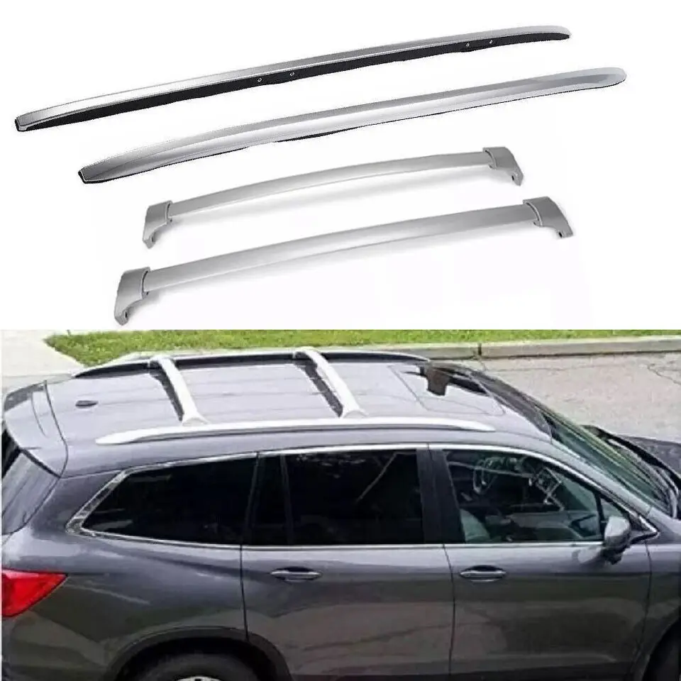 4Pcs-Aluminum-Roof-Rail-Racks-Cross-Bars-Crossbar-Fits-for-Honda-Pilot ...