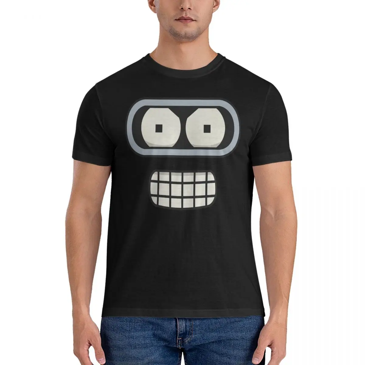 Men-s-Bender-s-Face-T-Shirts-F-Futurama-Cotton-Clothes-Cool-Short ...