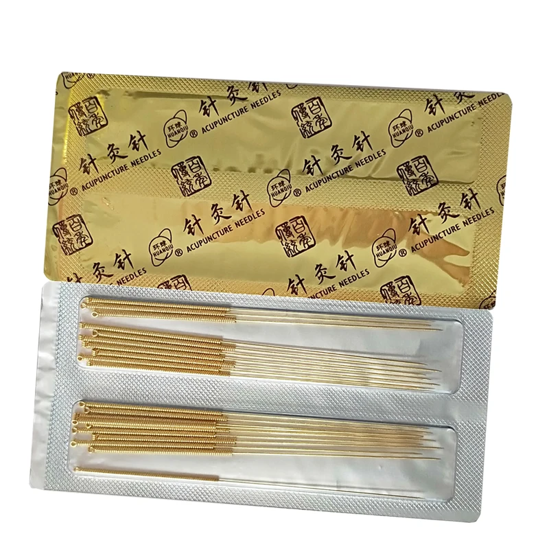 Full Gold-plated/silver Acupuncture Needles Chinese Medicine Gold ...
