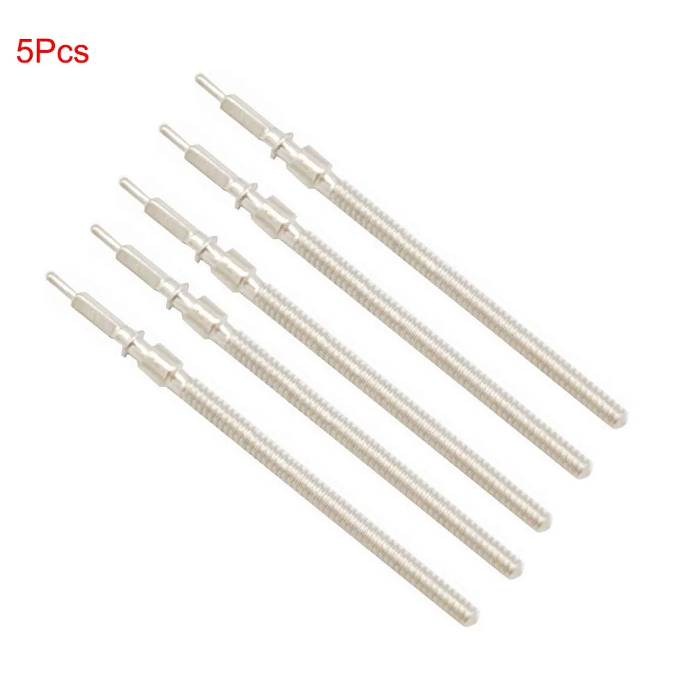 5Pcs Watch Winding Stem for ST6 Mechanical Movements Watches Stem Crown ...