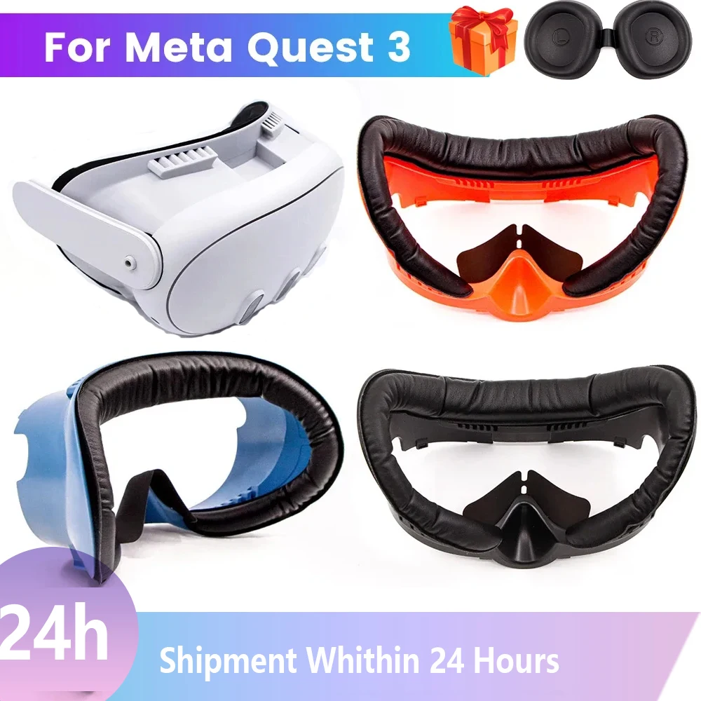 PU-Leather-Head-Strap-Stand-For-Meta-Quest-3-Face-Pad-Cushion-Mask ...