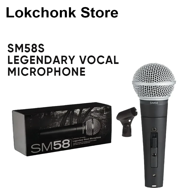 SM58S-SM58LC-Cardioid-Dynamic-Microphone-For-Stage-Singing-Professional-Wired-Microphone-for ...