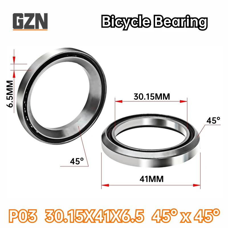 1PCS-MH-P03-30-15x41x6-5-45-x45-Bicycle-Front-Folding-Bearing-Center ...