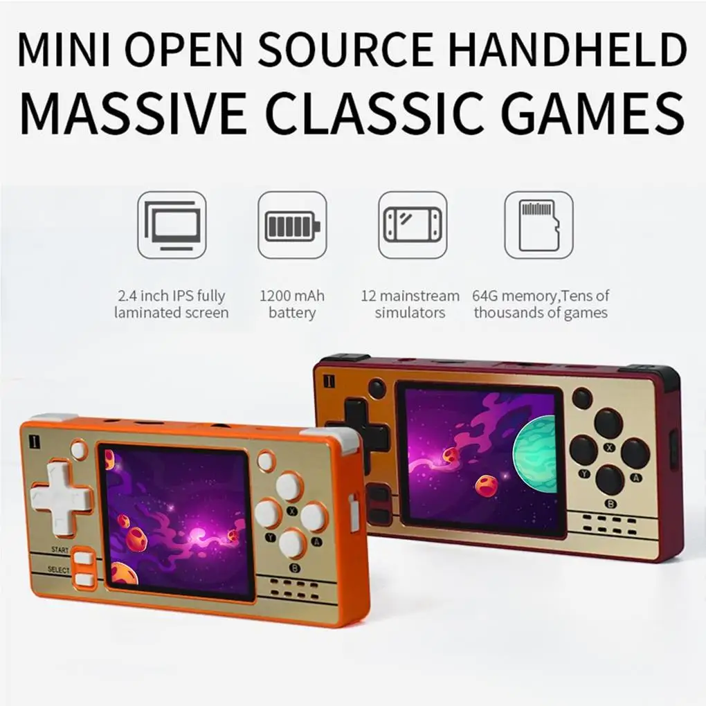 Handheld Gamer Gaming Device Game Console Multicolored Light-weight ...