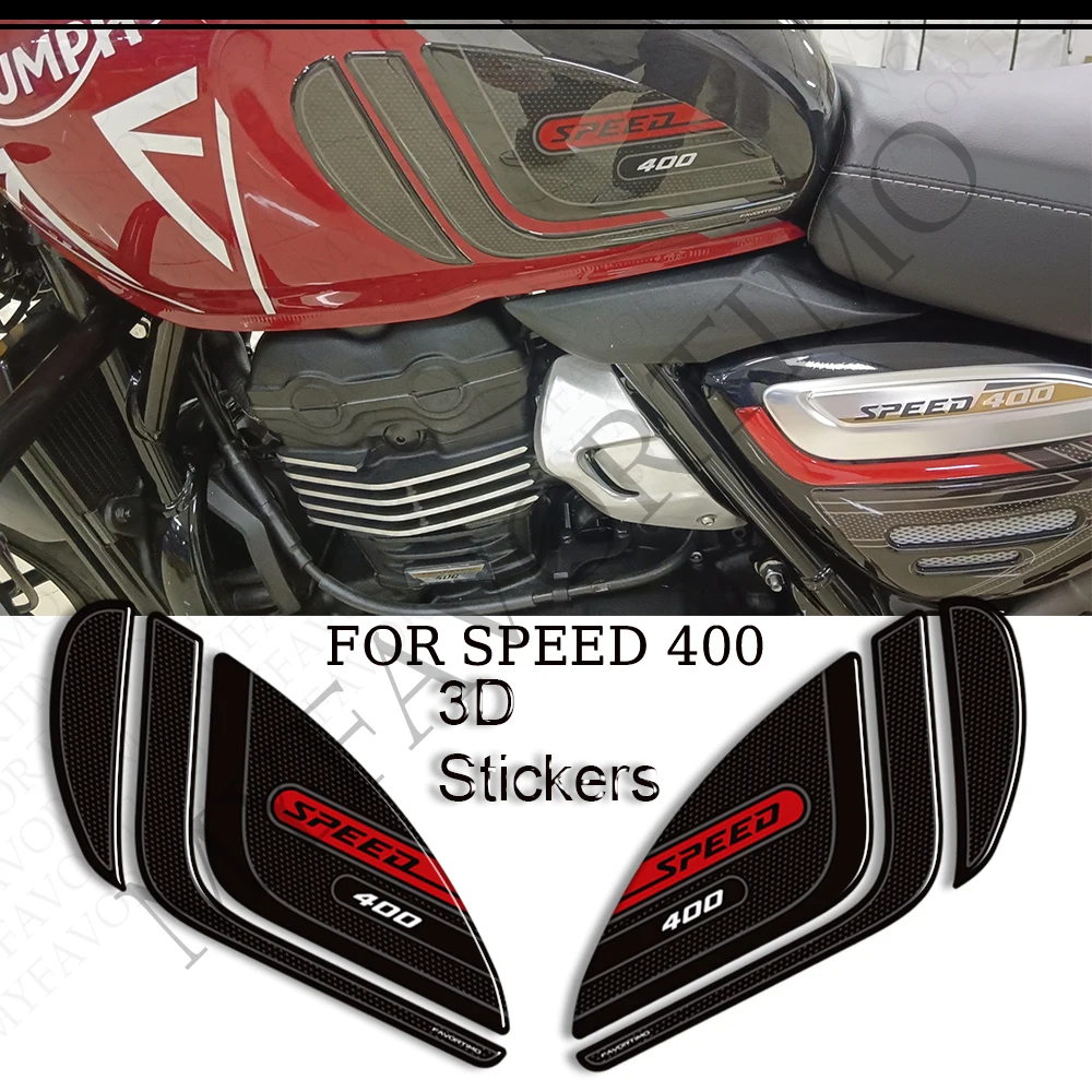 Motorcycle Protector Tank Pad Side Grips Gas Fuel Oil Kit Knee Fairing ...