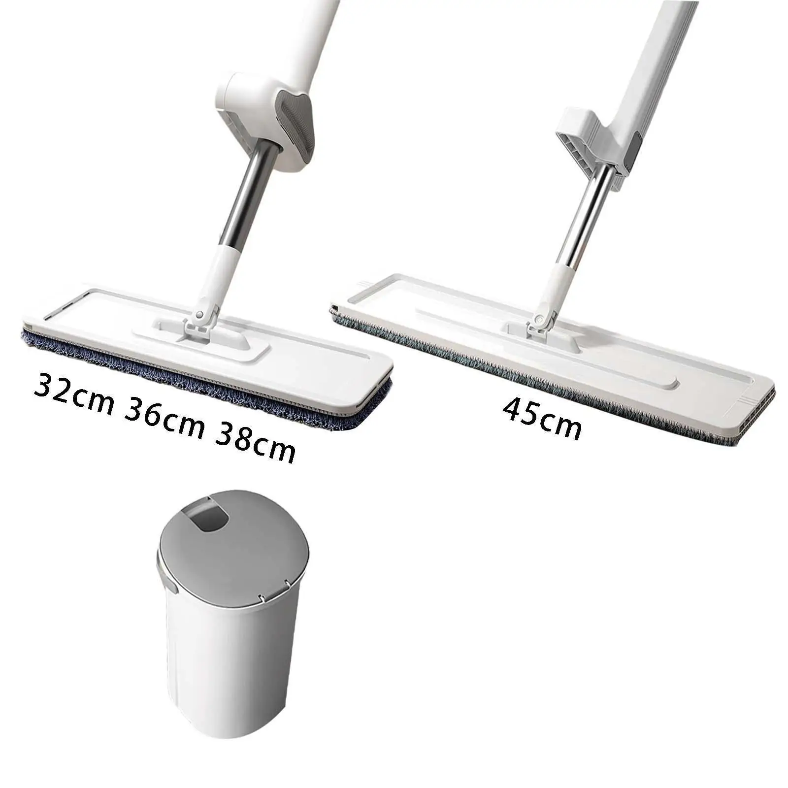 Hand Free Flat Mop Flexible Wet Or Dry Scrubbers Household Supplies ...