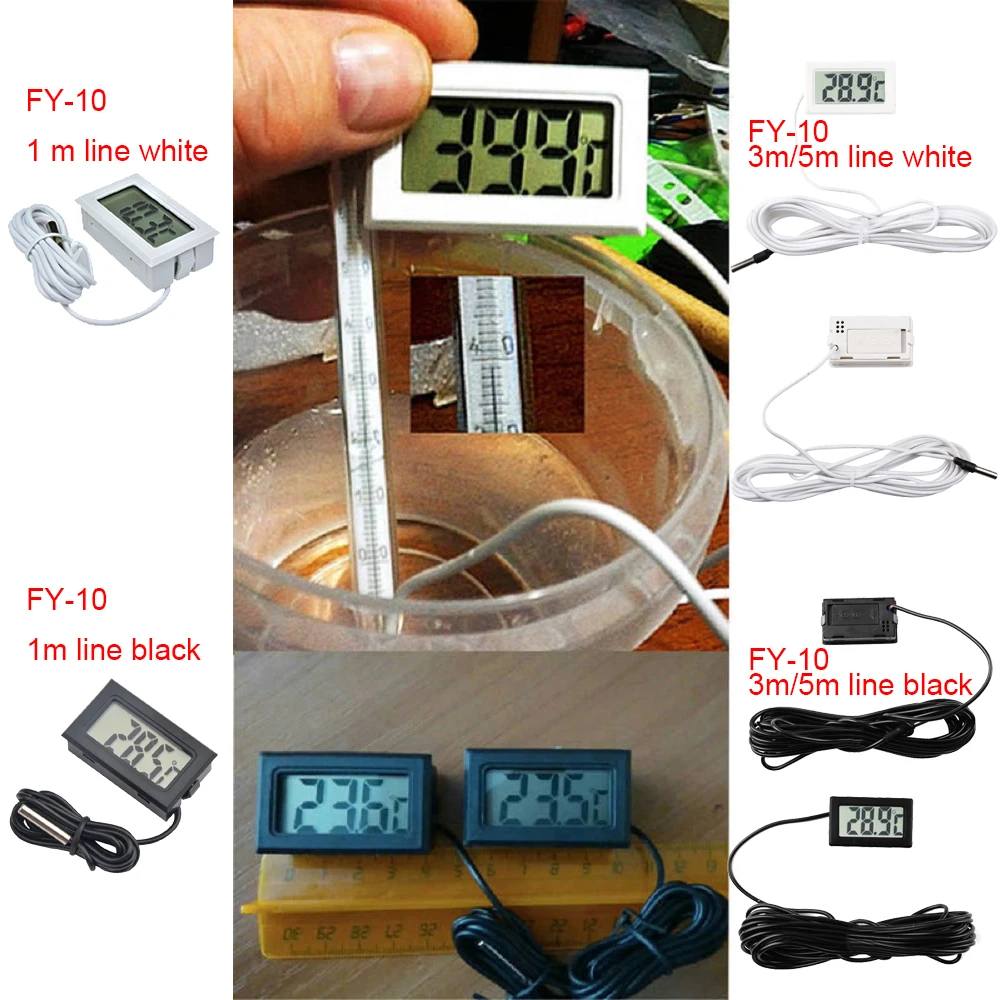 FY-10-Digital-Thermometer-Temperature-Sensor-Thermometer-Thermostat ...