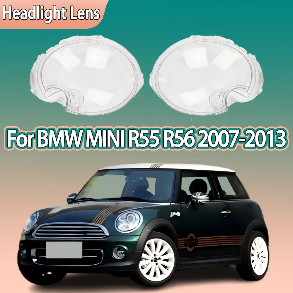 For BMW MINI R55 R56 2007 2009 2010 2011 2012 2013 Car Headlight Shell ...
