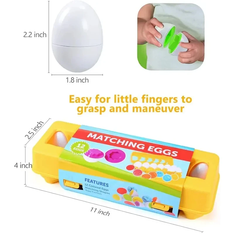Montessori Educational Sensory Eggs – THE KIDDO COVE