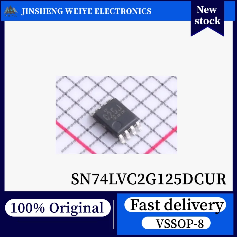 (50/200 pieces) SN74LVC2G125 SN74LVC2G125DCUR VSSOP8 Dual Bus Buffer ...