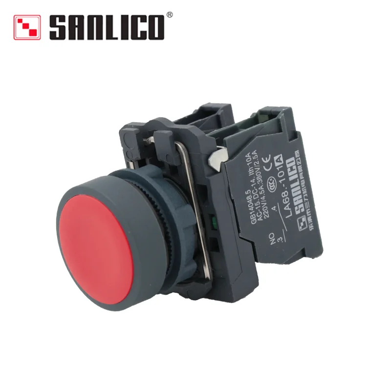 Waterproof Push Button Switch Flush Head Sb5 La68s Xb5aa35 Xb5aa45 ...