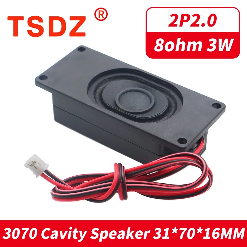 1Pcs 3070 2P2.0 Audio Portable Speakers 70*30*17MM 4Ohm 3W DIY Mini ...
