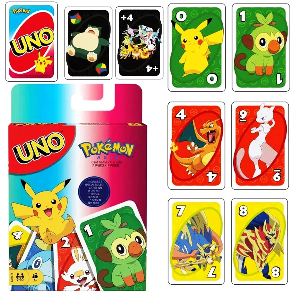 Mattel-UNO-Pokemon-Sword-Shield-juegos-de-cartas-entretenimiento ...