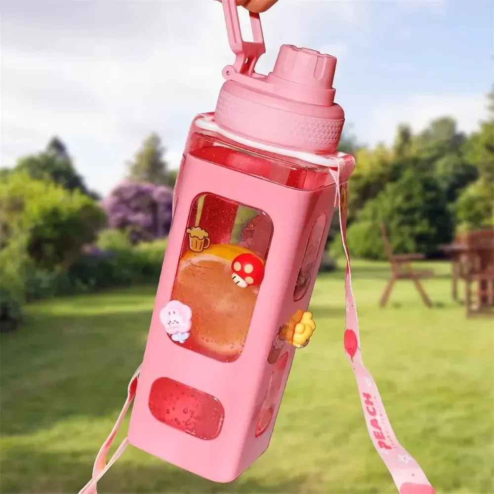 700ml-Kawaii-Water-Bottle-for-Girls-Cute-Kids-Water-Bottles-with-Straw ...