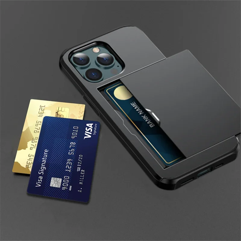 Case-For-iPhone-15-14-13-12-11-Pro-Max-Plus-Slide-Wallet-Credit-Card ...