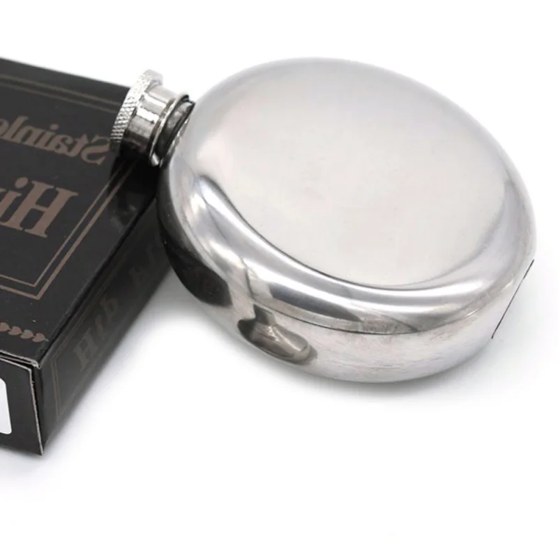 Mini-Hip-Flask-for-Liquor-Silver-3oz-Stainless-Steel-Wine-Flask-for-Men ...