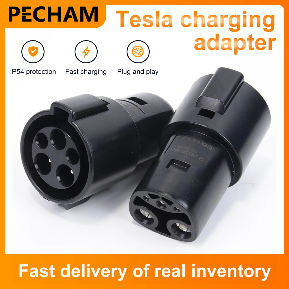 Electric-Vehicle-Charging-Adapter-Type1-J1772-to-Teslas-Model-X-Y-3-S ...