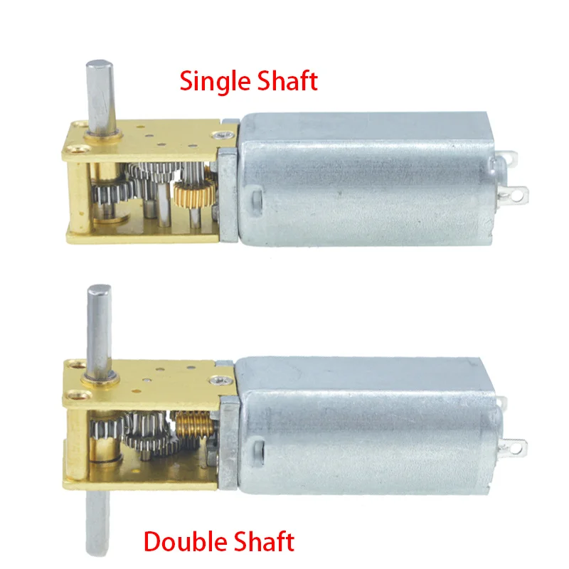 DC 3/6/12V Mini Micro Metal Gear Motor 4-762RPM 1218-050 Worm Gear ...