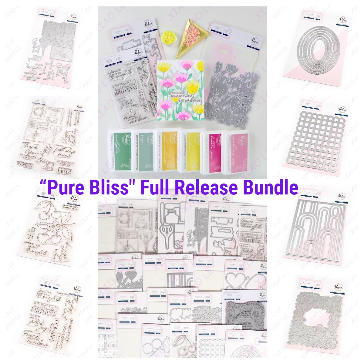 Cut Dies New Pure Bliss Full Release Bundle Metal Cutting Dies Stamps ...