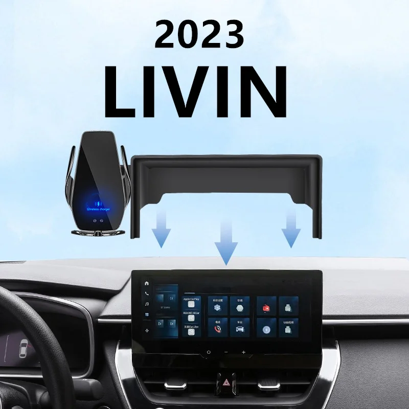 For-2023-Toyota-LIVIN-Car-Screen-Phone-Holder-Wireless-Charger ...