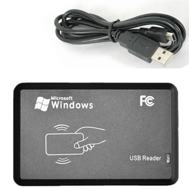 Rfid 125 Khz EM4100 Usb Reader Voor Smart Id-kaart Laatste 10 Digitale ...