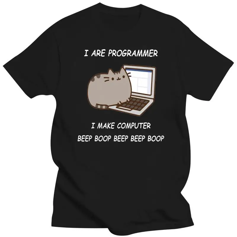 Mens Clothing I Are Programmer I Make Computer Beep Boop Men's Black T ...