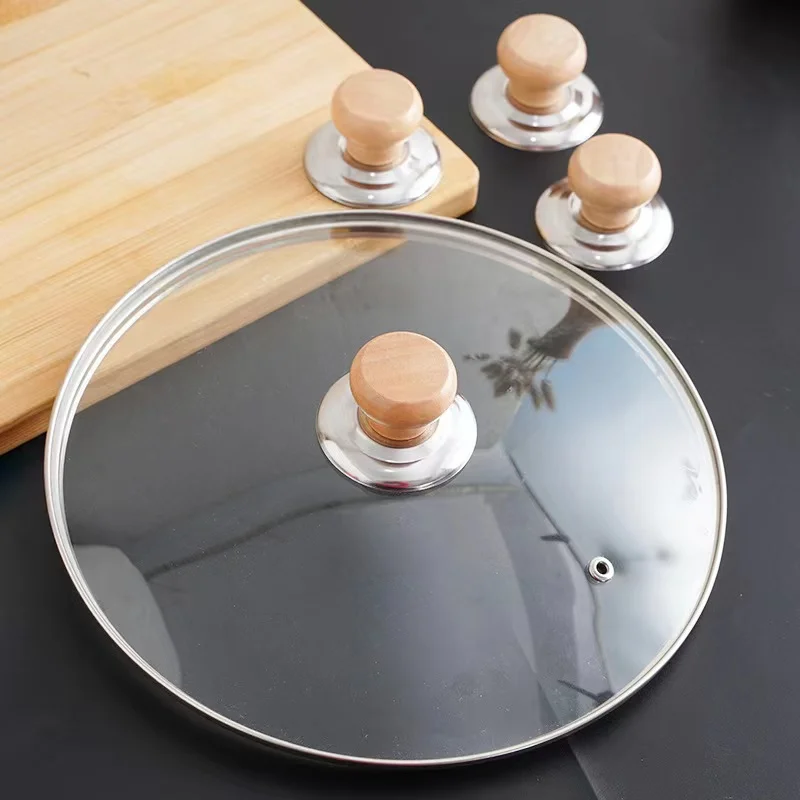 4-1pc-Heat-Resistant-Pot-Lid-Replacement-Pot-Lid-Handle-Pot-Cover-Pot ...