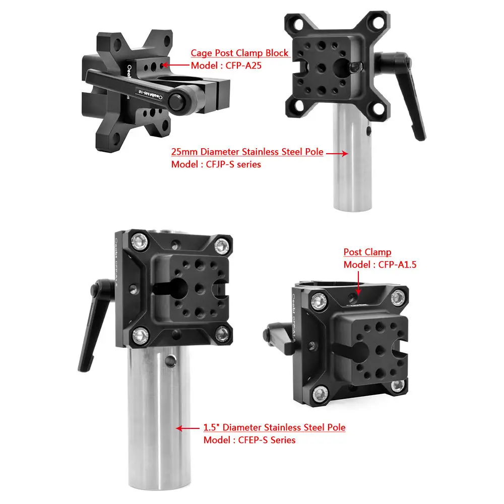 Laserland CFP-CSK Cage Fixture Lengthening Conversion Block Clamping ...