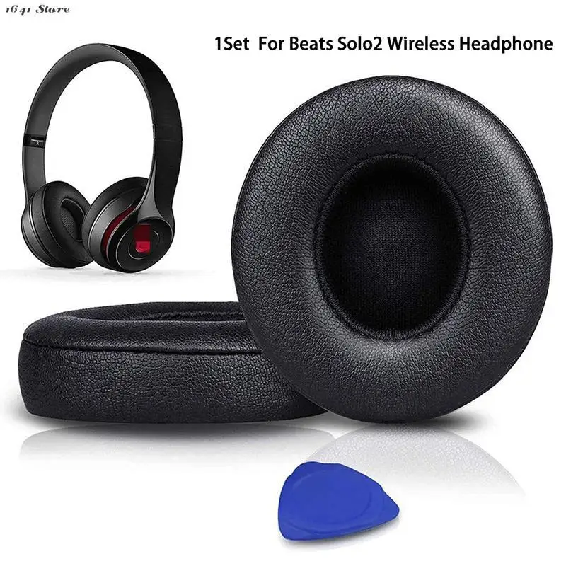 Replacement-Ear-Cushion-Earpads-For-Solo-2-Wireless-Ear-Pads-Earbuds ...