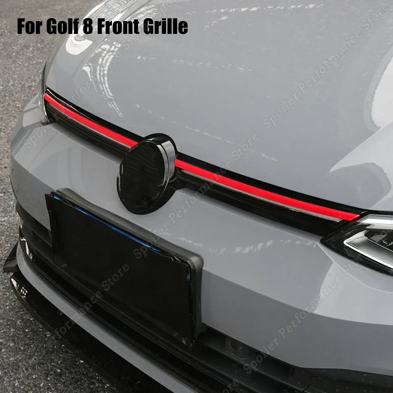 For-VW-Volkswagen-Golf-8-MK8-GTI-R-LINE-GTE-GTD-Front-Bumper-Grille ...