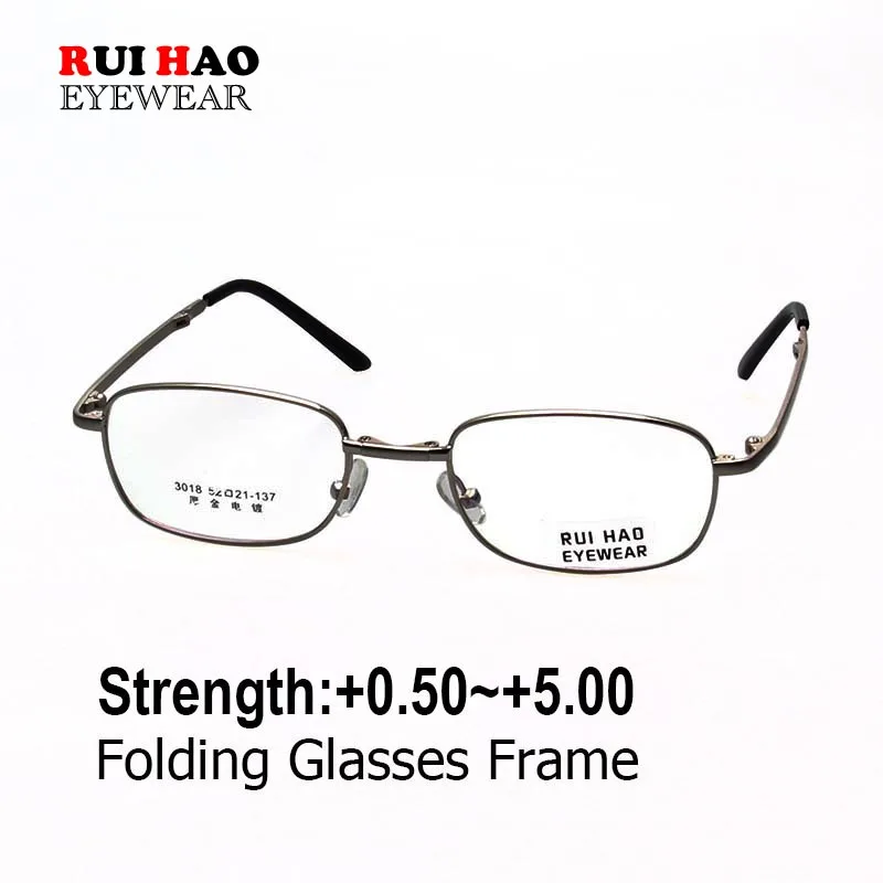 Fold-Reading-Glasses-0-50-5-00-Resin-Lenses-Presbyopic-Eyeglasses-High ...