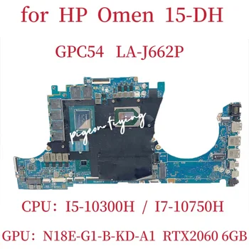 LA-J662P Mainboard For HP Omen 15-DH Laptop Motherboard CPU: I7-10750H ...