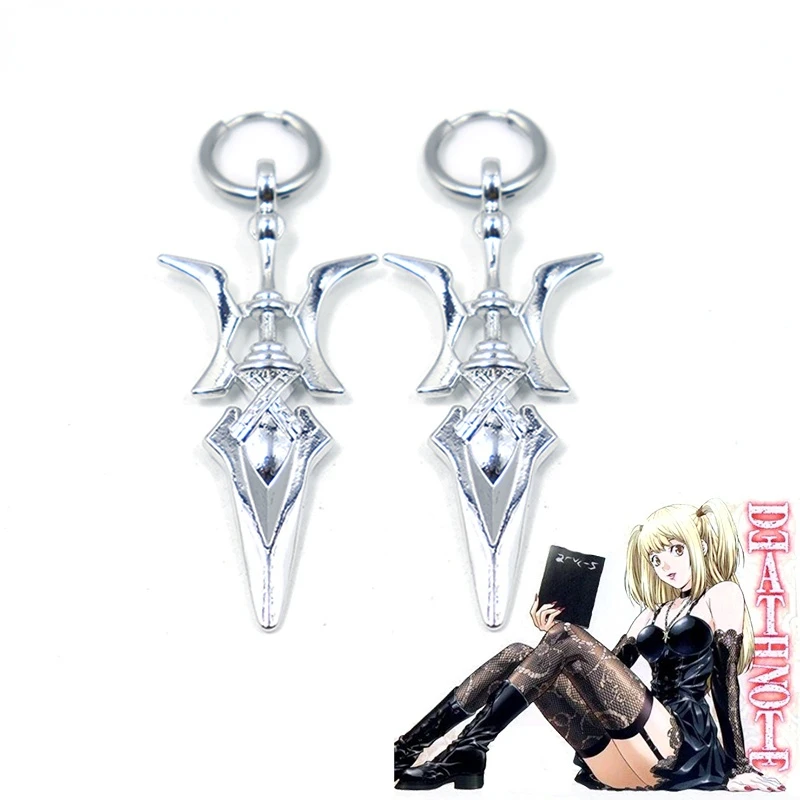 Death-Note-Misa-Amane-Cosplay-Earring-Halberd-Drop-Earrings-for-Women ...