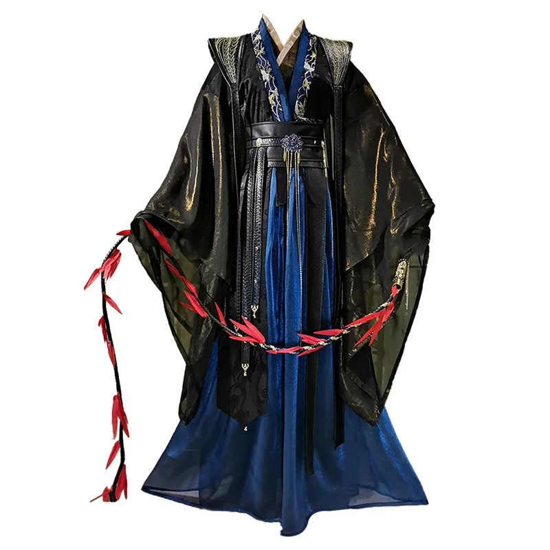 Movie-Tian-Guan-Ci-Fu-He-Xuan-Erha-Mo-Ran-Cosplay-Costume-Black-Hanfu ...