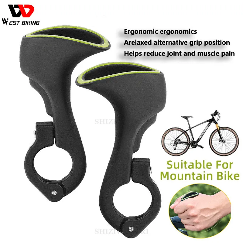 WEST-BIKING-MTB-Bicycle-Bar-Ends-Ergonomic-MTB-Handle-Bike-Handlebar-22 ...