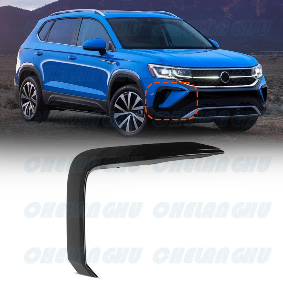 For VW TAOS 2021 2022 2023 2024 Right Side Front Fog Lights Lamp Grille ...