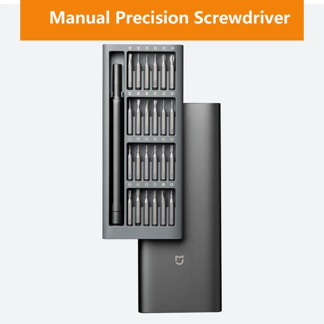 Xiaomi Mijia Precision Electric Manual Screwdriver Kit 24-in-1 Magnetic ...
