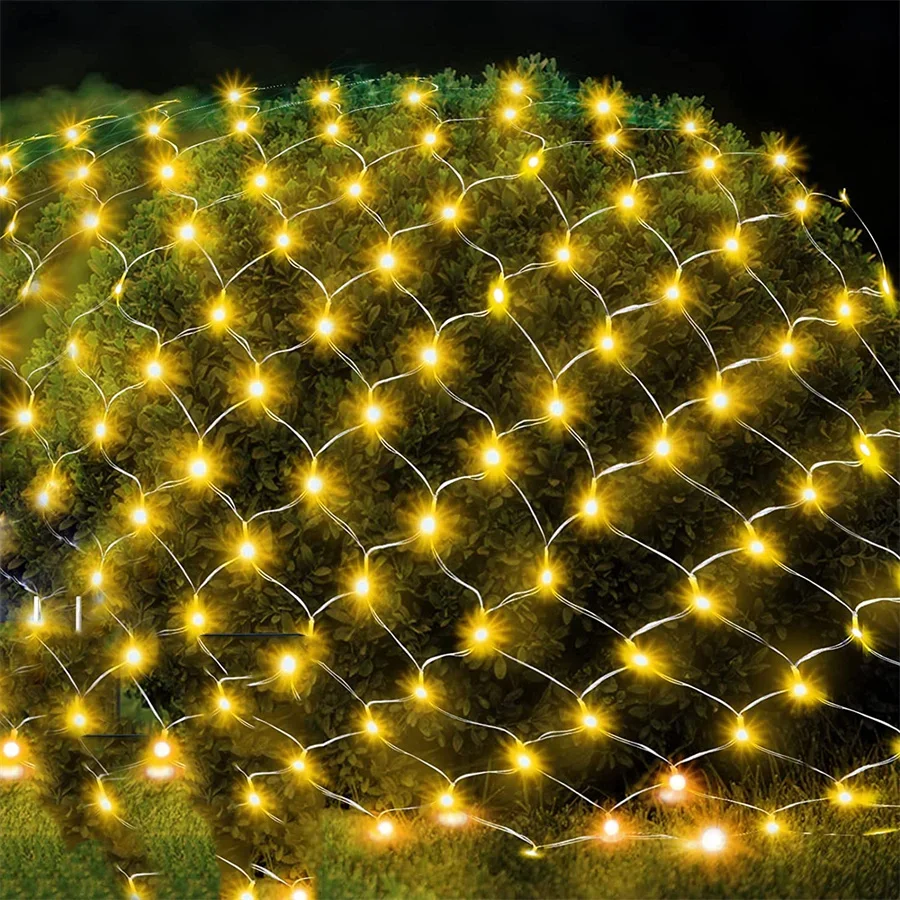 3x3-4-5x1-5M-LED-Mesh-Net-Light-Christmas-Fairy-Net-Lights-LED-Bush ...