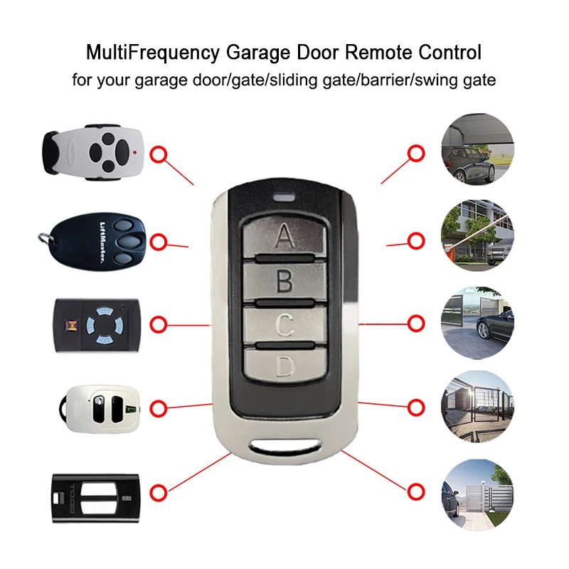 Garázs Ajtó Távirányító Másolat 280Mhz-868Mhz Multi-Frekvenciájú Kód ...