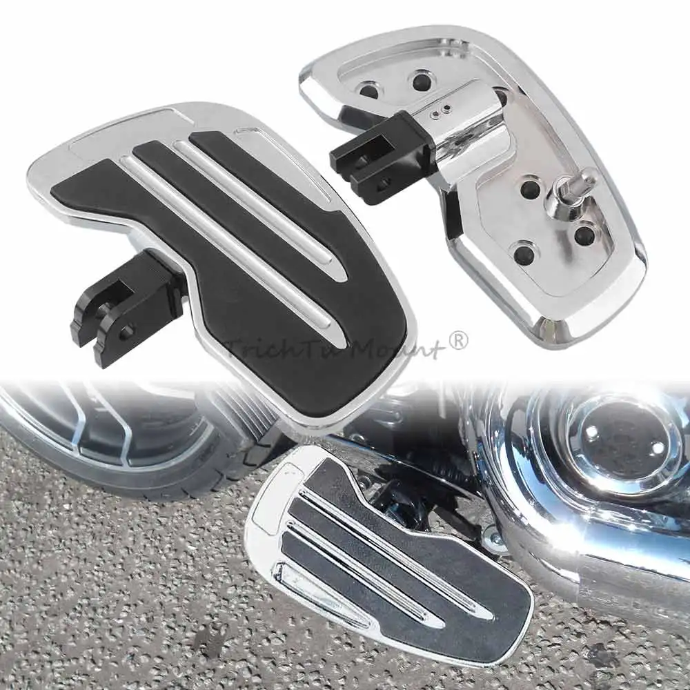 Motorcycle Front Foot Rest Rider Floorboards Driver Footboard Footrest ...