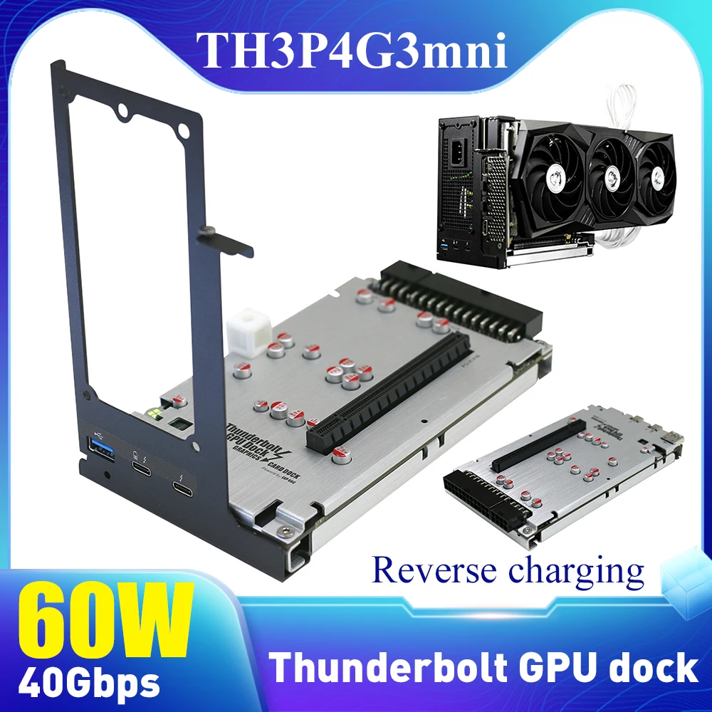 Generic Th3p4g3mni Lap Thunderbolt-Compatible Gpu Dock External Graphic ...