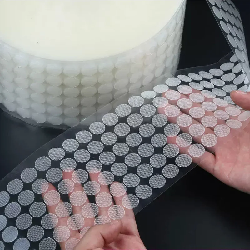 Cinta-adhesiva-de-nailon-con-puntos-transparentes-cinta-autoadhesiva-de ...